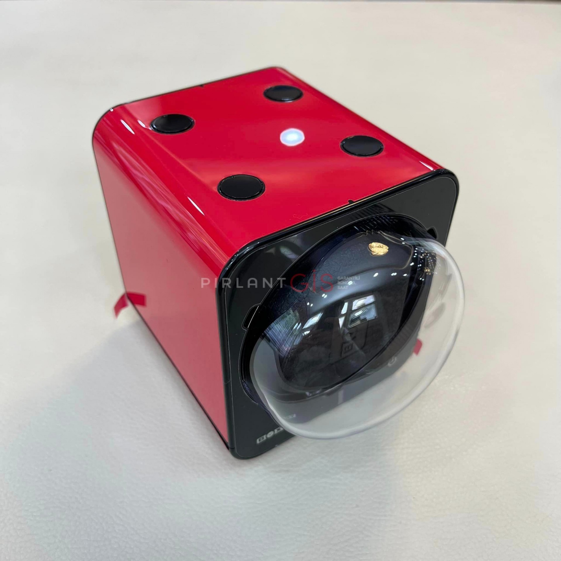 BOXY FANCY BRICK KIRMIZI SAAT KURMA KUTUSU -Kurma Kutusu